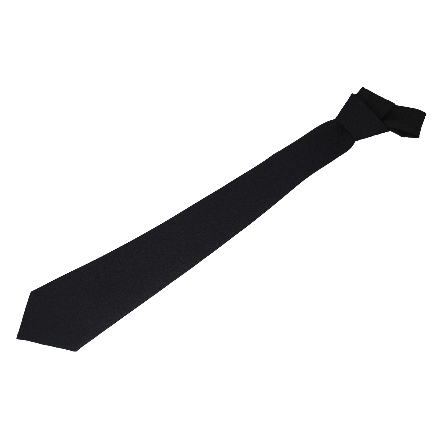 Men's Traditional Black Tie (Regular Length) - Lighthouse Uniform