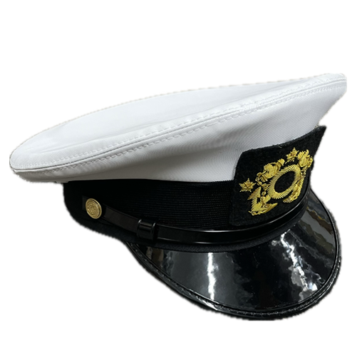NEW VERSION - Formal Yacht Club Cap - Commodore (3 Gold Stars) with ...